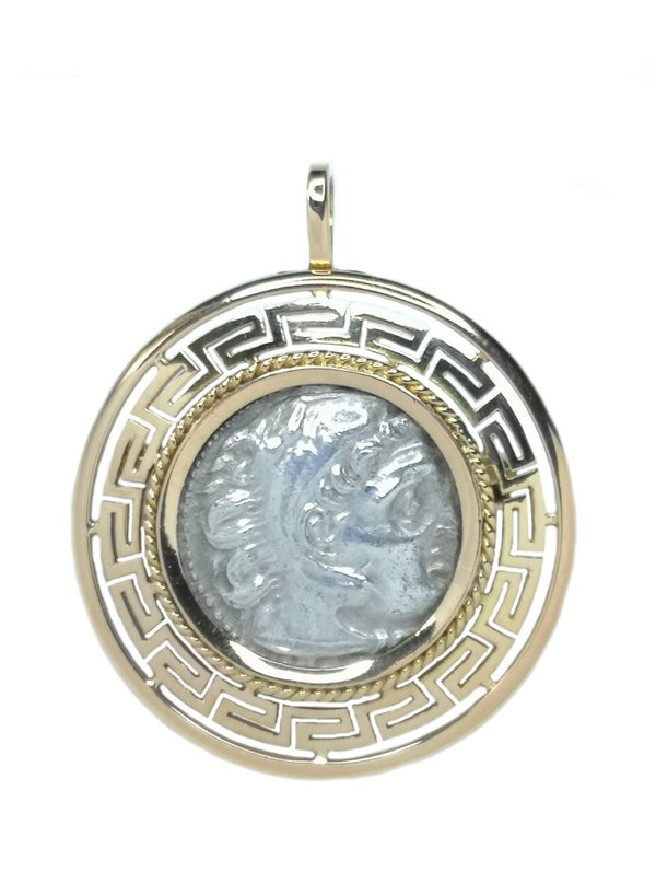 Ancient Greek Alexander the Great Drachm Coin 4BC Pendant Brooch ...